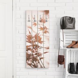 Bilderwelten Wandgarderobe Ahornbl&auml;tter in Herbstsonne