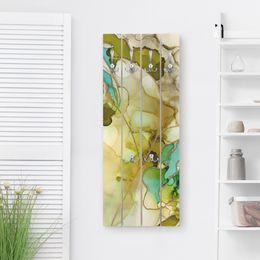 Bilderwelten Wandgarderobe Blumenfacetten in Aquarell