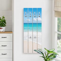 Bilderwelten Wandgarderobe Blaue Welle