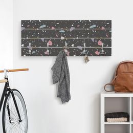 Bilderwelten Wandgarderobe Detailliertes Terrazzo Muster Taranto