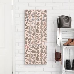Bilderwelten Wandgarderobe einzigartig modern Flurgarderobe - Der Leopard im Boudoir - Deko Garderobenpaneel Flur