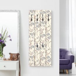Bilderwelten Wandgarderobe Holzpalette Heidelbeeren Zweige