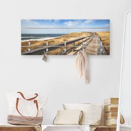 Bilderwelten Wandgarderobe Holzpalette Nordseespaziergang