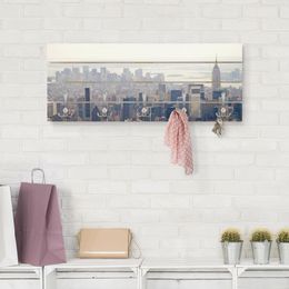 Bilderwelten Wandgarderobe Holzpalette Der Morgen in New York