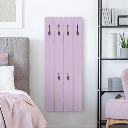 Bilderwelten Wandgarderobe Holzpalette Colour Lavender