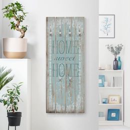 Bilderwelten Wandgarderobe Holzpalette Sweet Home