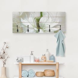 Bilderwelten Wandgarderobe Holzpalette Wei&szlig;e Nigella