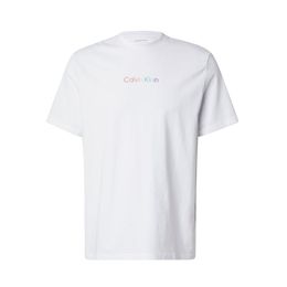 Calvin Klein Jeans T-Shirt Herren Gr&ouml;&szlig;e S gelb / jade / karminrot / wei&szlig;