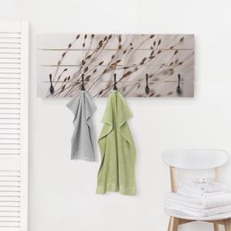 Bilderwelten Wandgarderobe Zarte Gr&auml;ser im Windschatten