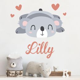 Bilderwelten Wandtattoo Tiere modern selbstklebend Wandaufkleber - Herz Koala - Koala Kinderzimmer Baby M&auml;dchen Jungen