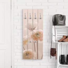 Bilderwelten Wandgarderobe Zarter Strauch an Rosa Bl&uuml;ten
