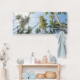 Bilderwelten Wandgarderobe Palmen Himmel