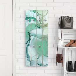 Bilderwelten Wandgarderobe Smaragdfarbener Sturm II