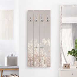 Bilderwelten Wandgarderobe einzigartig Blumen Landhaus Flurgarderobe - Sanfter Bl&uuml;tentraum - Deko Garderobenpaneel Flur
