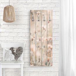Bilderwelten Wandgarderobe einzigartig Blumen Landhaus Flurgarderobe - Strahlende Blumenwiese - Blumenwiese Garderobenpaneel Flur