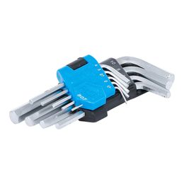 BGS-technic BGS Winkelschl&uuml;ssel-Satz kurz Innensechskant 1,5 - 10 mm, 9-tlg. ; BGS technic (807)