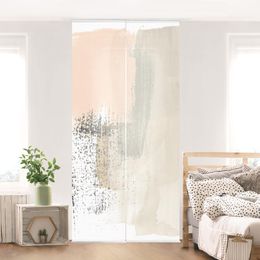 Bilderwelten Schiebegardine Set Dichtung mit Rouge I