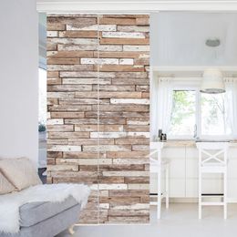 Bilderwelten Schiebegardine Set Turkey Woodwall