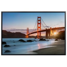 Leinwandbild San Francisco bei D&auml;mmerung