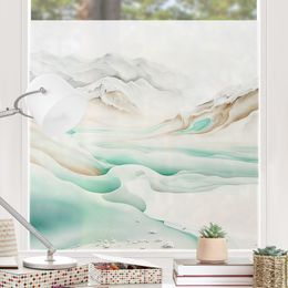 Bilderwelten Fensterfolie Eisige Landschaft