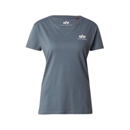Alpha Industries T-Shirt Damen Größe M rauchblau / weiß
