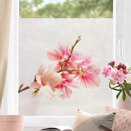 Bilderwelten Fensterfolie Magnolienbl&uuml;ten