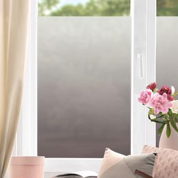 Bilderwelten Fensterfolie Grau-Lila Farbverlauf