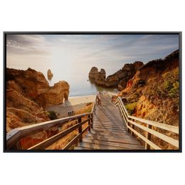 Leinwandbild Traumstrand in Portugal