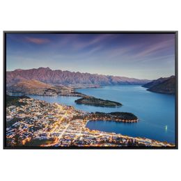 Leinwandbild Zwischen Meer und Bergen