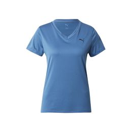 Puma Sportshirt 'TAD ESSENTIAL' Damen Gr&ouml;&szlig;e XL enzian / schwarz