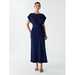 Willa Kleid 'SHAUNA MIDI DRESS' Damen Gr&ouml;&szlig;e 42 navy Winterkleid