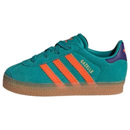 adidas originals Sneaker 'Gazelle' Jungen Gr&ouml;&szlig;e 26 smaragd / orange