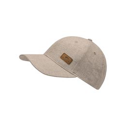 Chillouts Baseball Cap &raquo;Amadora Hat&laquo; aus atmungsaktivem Material mit geschwungenem Schirm & verstellbar beige