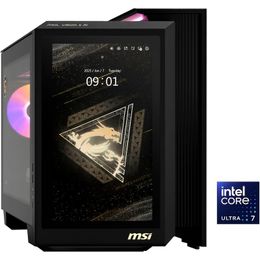 MSI Gaming-PC »MEG Vision X AI 2NVV7-008DE« schwarz USB 3.2 Gen 2 Type C, 6 x USB 3.2 Gen 1 Type A, 3 x USB 3.2 Gen 2 Type A, USB 3.2 Gen 2x2 Type C