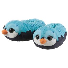 Nici Plüsch Hausschuhe »doo Pinguin« Hasschuh, Pantoffel mit Pinguin Motiv blau Pinguin 30/33 30/33 Süßer Hauschuh zum Schlupfen