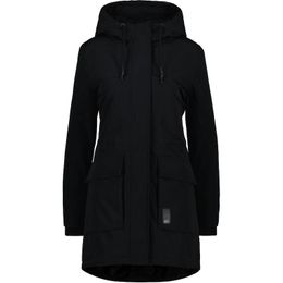 ALIFE & KICKIN Winterjacke &raquo;Damen CharlizeAK A&laquo; moonless XS XS Warm gef&uuml;tterte Damenwinterjacke CharlizeAK A von alife and kickin in einfarbiger Optik