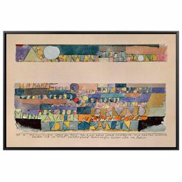 Leinwandbild Kunstdruck Paul Klee - Der Mond