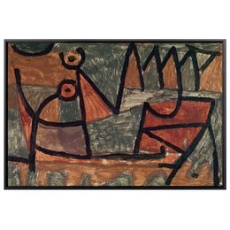 Leinwandbild Kunstdruck Paul Klee - Bootsfahrt