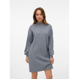 Véro Moda VERO MODA Strickkleid »VMNANCY LS FUNNELNECK DRESS GA NOOS« Medium Grey Melange XL - N-Gr N-Gr XL Bequemer loose fit Schnitt, schmeichelt jeder Figur