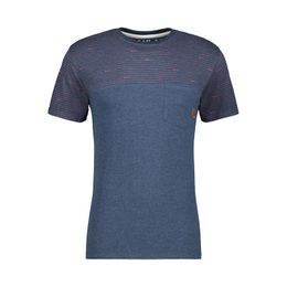 alife and kickin ALIFE & KICKIN Rundhalsshirt »Herren LeopoldAK Z« marine melange XXL XXL Streifzug gefällig? Mit dem neuen kurzarm T-Shirt LeopoldAK Z von Alife...
