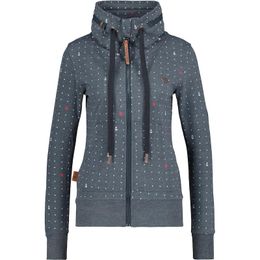 alife and kickin Alife & Kickin Damen Kapuzensweatjacke &raquo;Damen VivianAK B&laquo; blau S
