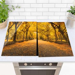 Bilderwelten Herdabdeckplatte Herbst im Central Park