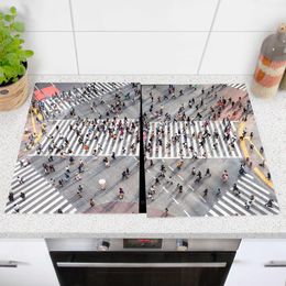 Bilderwelten Herdabdeckplatte Shibuya Crossing in Tokio