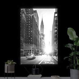 Bilderwelten LED-Wechselbild Lebhaftes New York