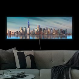 Bilderwelten LED-Wechselbild New York World Trade Center
