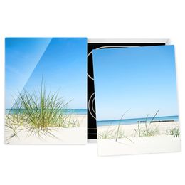 Bilderwelten 2-teilige Herdabdeckplatte Glas Ostseek&uuml;ste