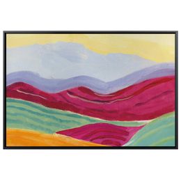 Leinwandbild Sonnige Abstrakte Landschaft