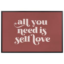 Leinwandbild Selbstliebe - Spruch
