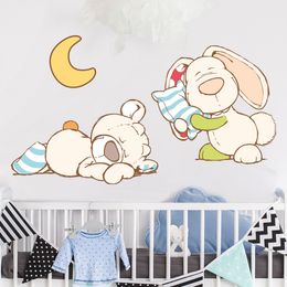 Bilderwelten Wandtattoo Tiere modern selbstklebend Wandaufkleber - NICI - My First NICI - schlafen - Wandsticker Kinderzimmer Baby M&auml;dchen Jungen