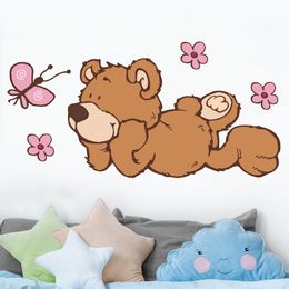 Bilderwelten Wandtattoo Tiere modern selbstklebend Wandaufkleber - NICI - Classic Bears - staunt - Wandsticker Kinderzimmer Baby M&auml;dchen Jungen